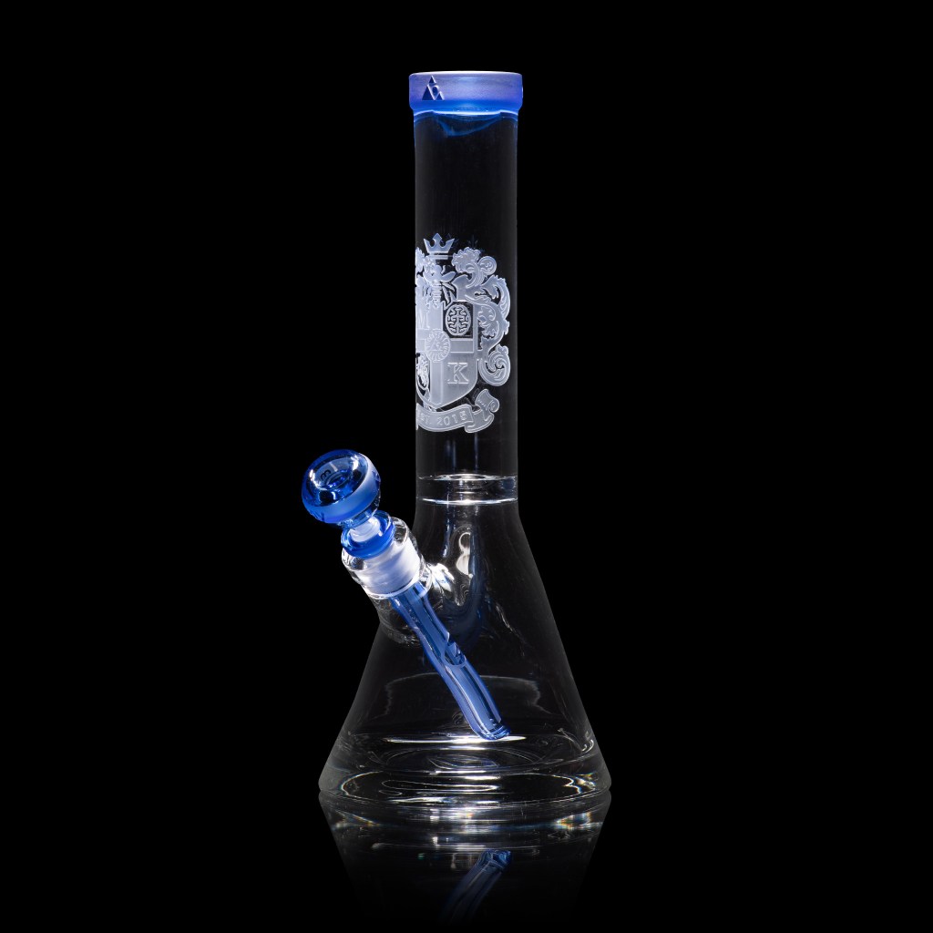 Coat of Arms 14″ Beaker Bong - Milkyway Glass