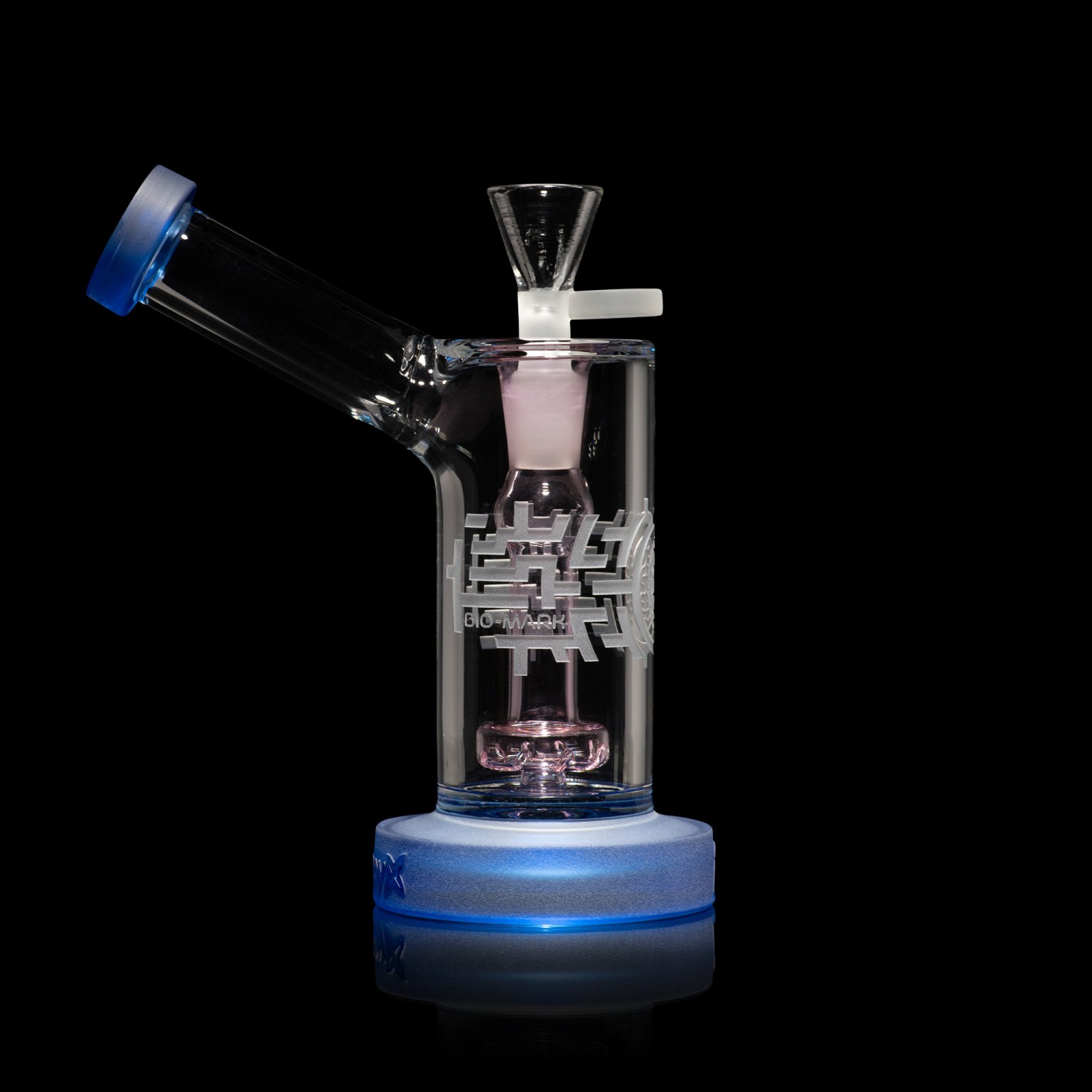 Bio-Mark 7″ Sidecar Dab Rig - Milkyway Glass