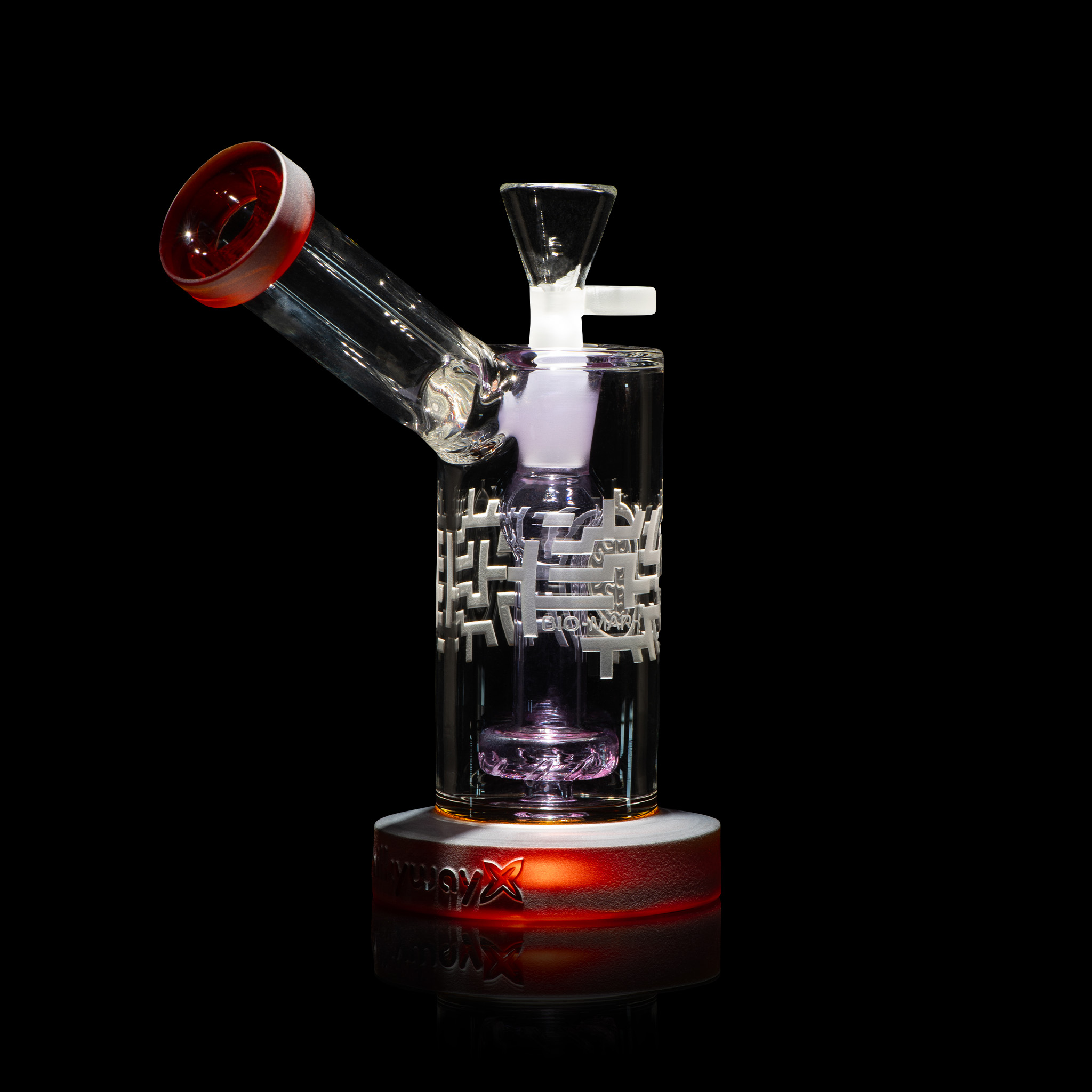 Bio-Mark 7″ Sidecar Dab Rig - Milkyway Glass