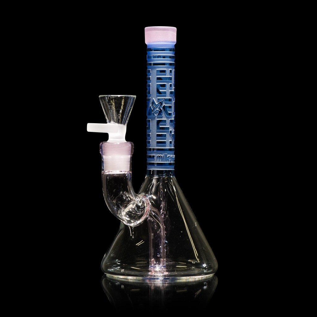 Bio-ID 7″ Beaker Bong - Milkyway Glass
